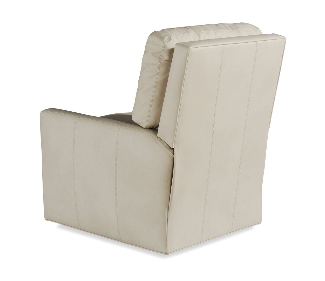 CURTIS LEATHER SWIVEL RECLINER | Taylor King