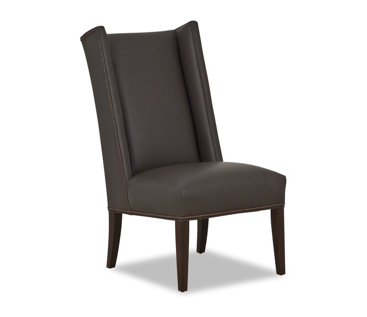 McKenna Leather Armless Chair | Taylor King